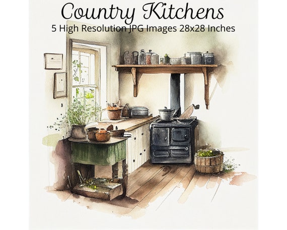 Country Kitchen Clipart
