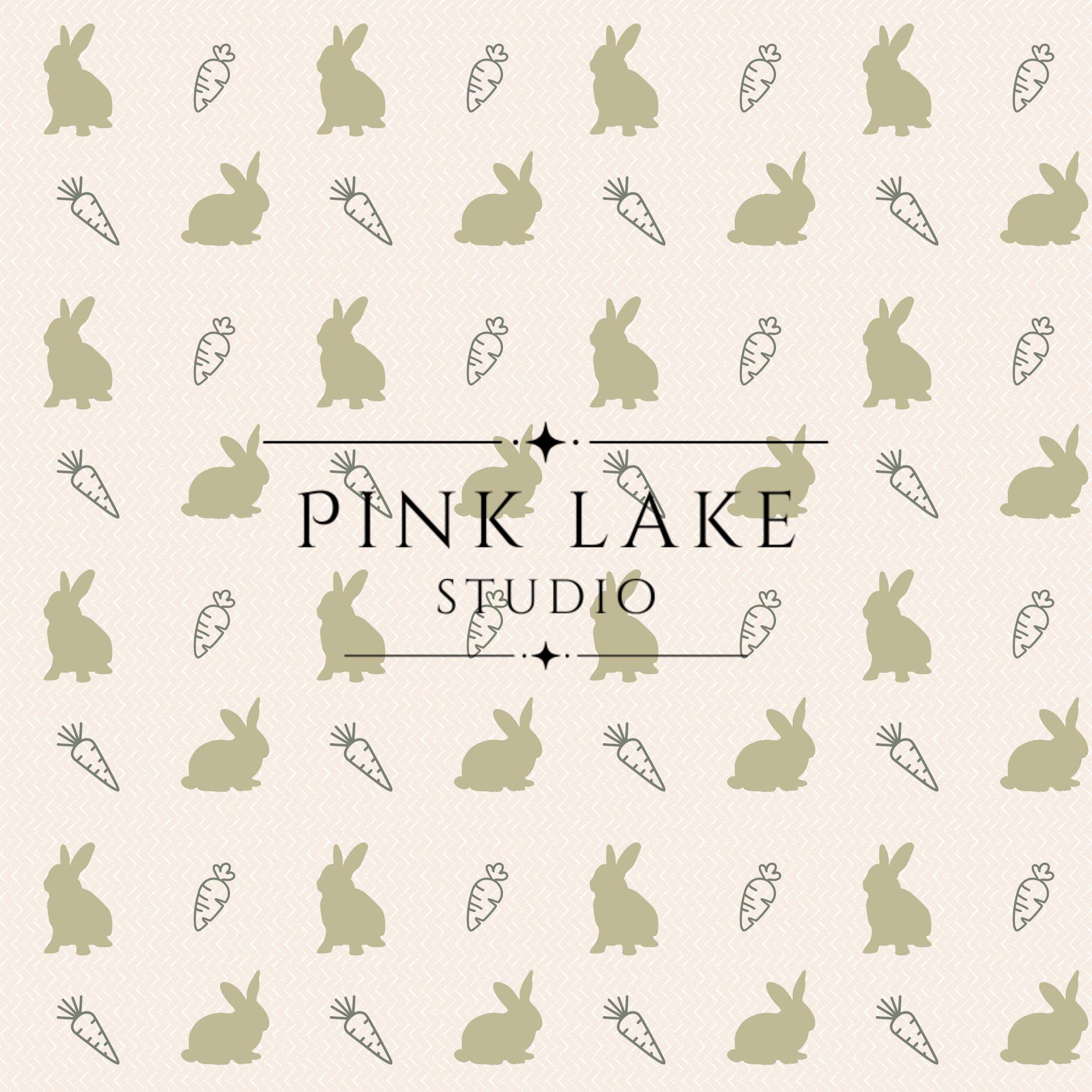Bunny Trail Easter Digital Paper Pack, Bunny and Carrot Seamless ...