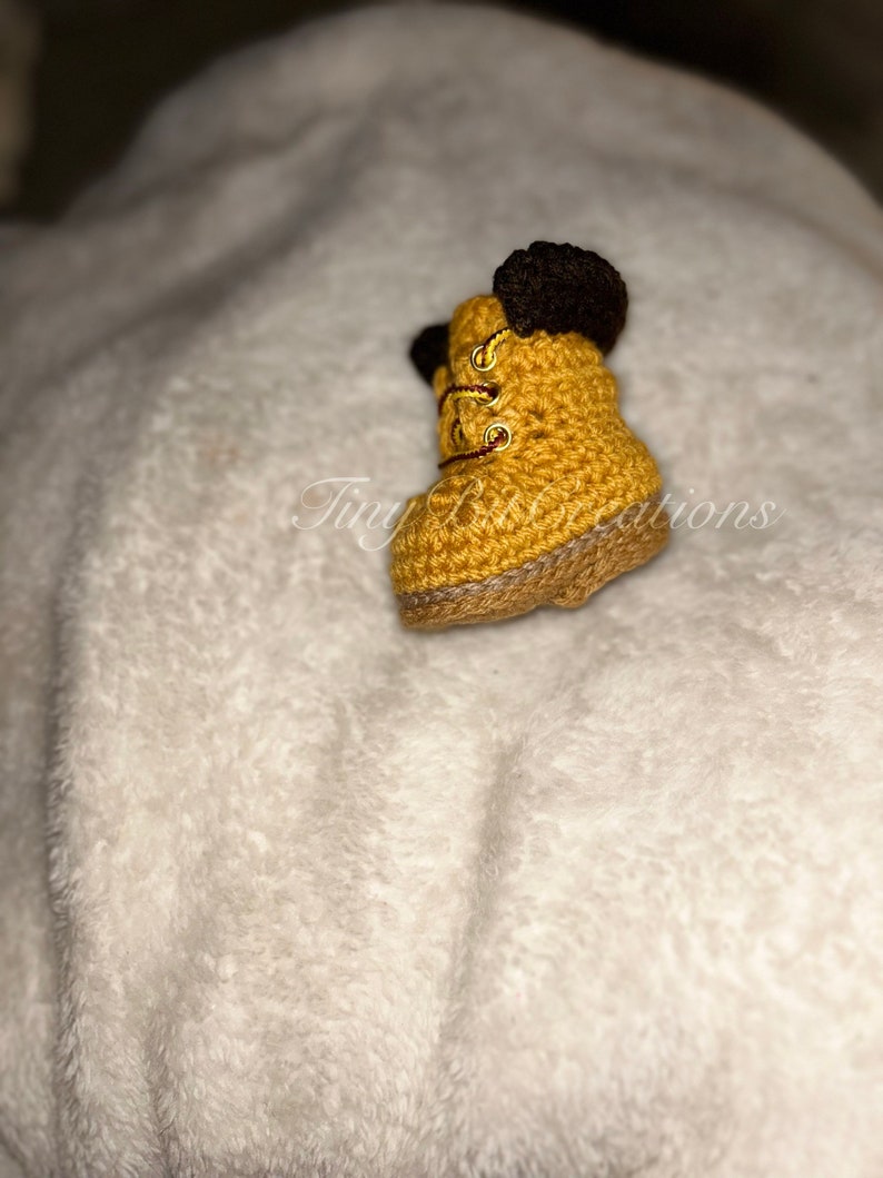 Crochet Baby Work Boots - Etsy