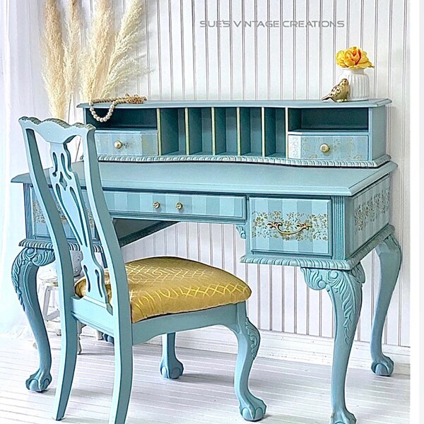 French Provincial Desk - Etsy