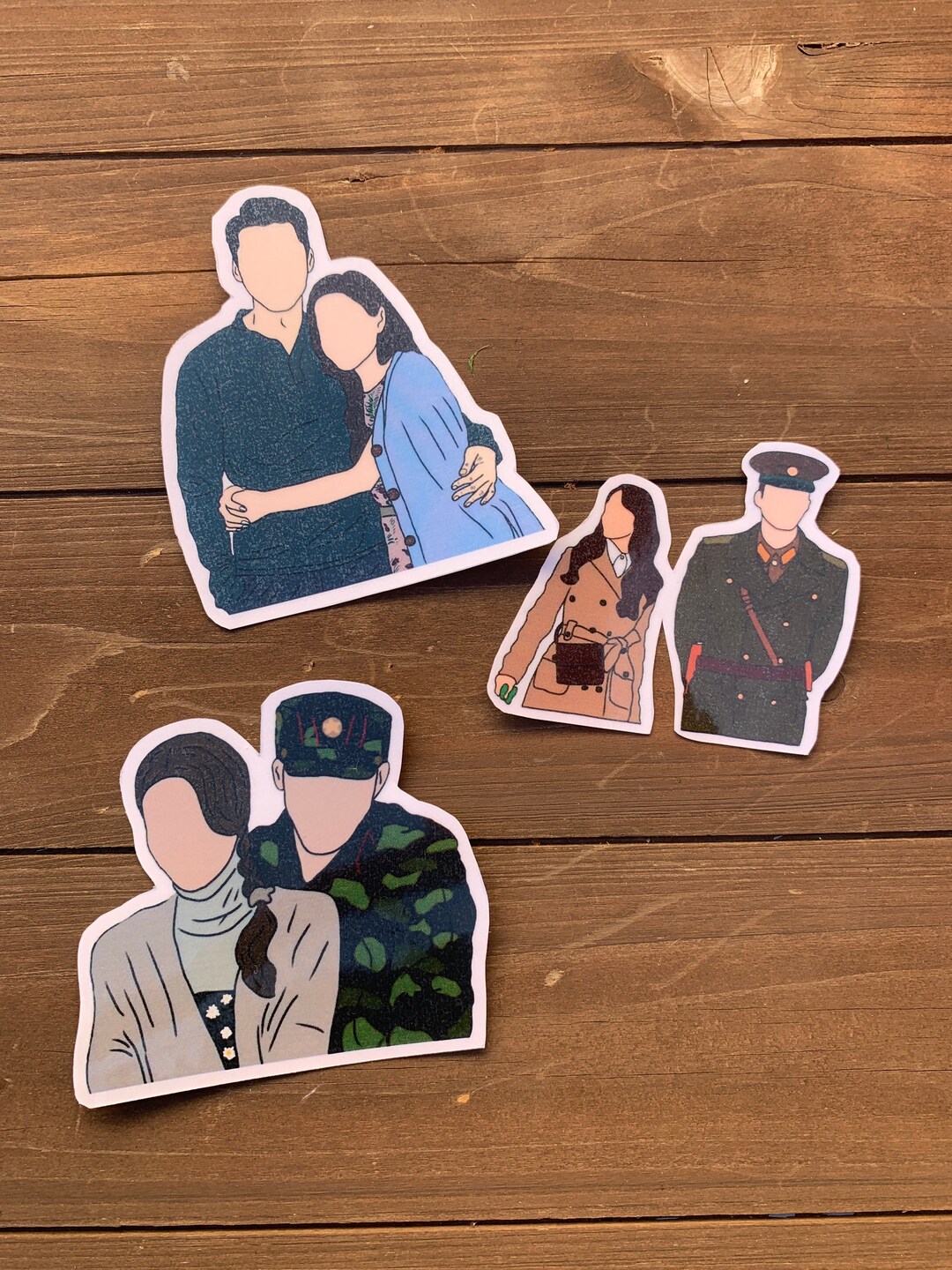 Crash Landing on You Stickers - Etsy