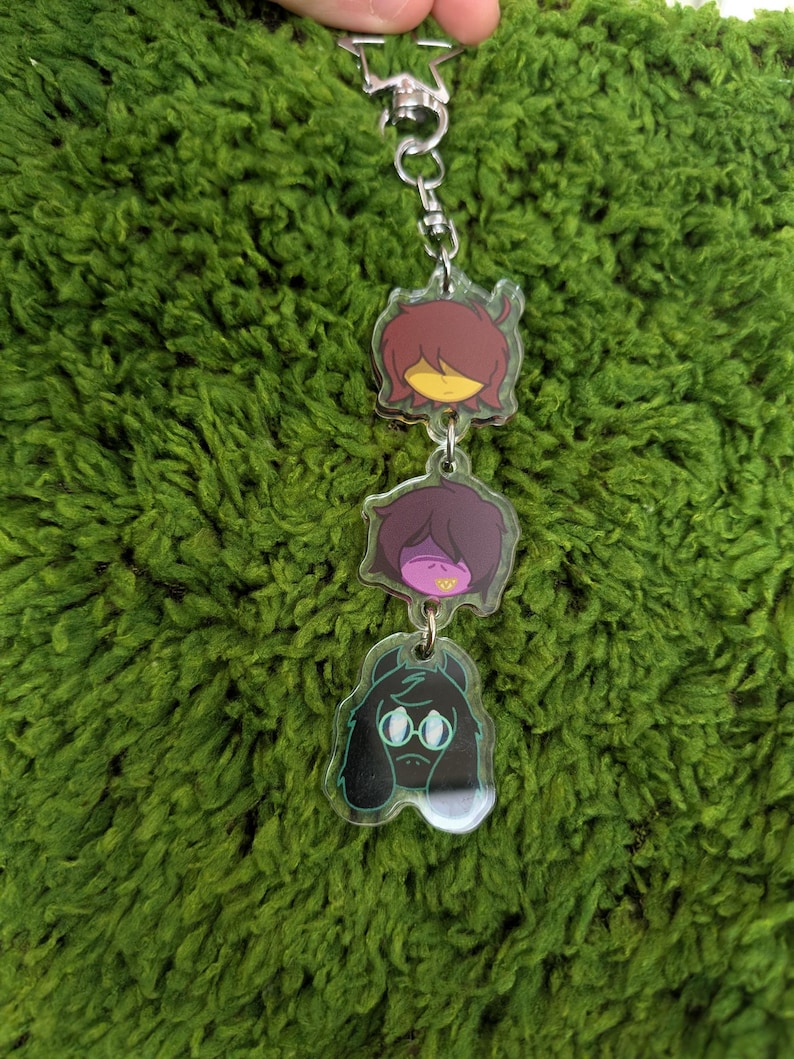 Deltarune Fun Gang Keychain - Etsy
