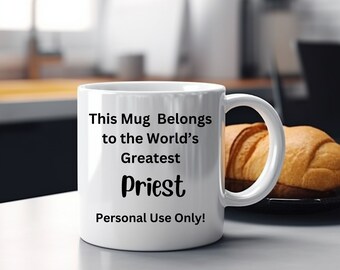 Funny Priest Mug, Gift for Priest, Priest Coffee Mug, Priest Mug ...