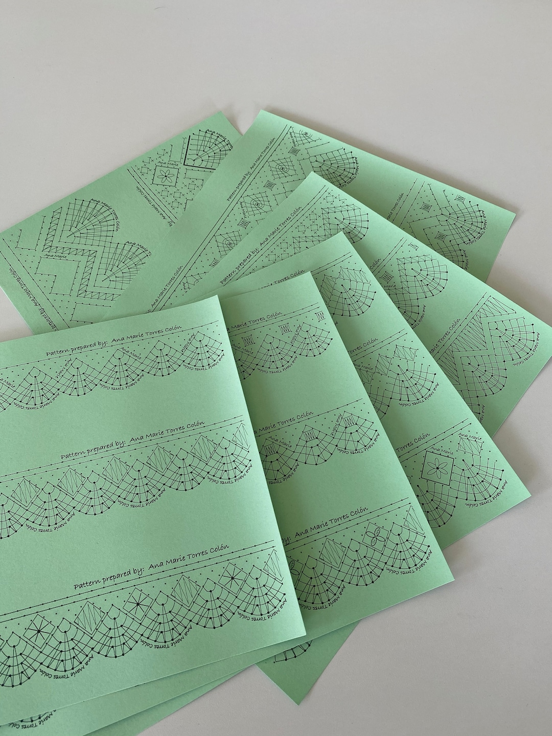 Bobbin Lace TRELLIS COLLECTION Patterns, PLUMILLA, Mundillo, Puerto ...