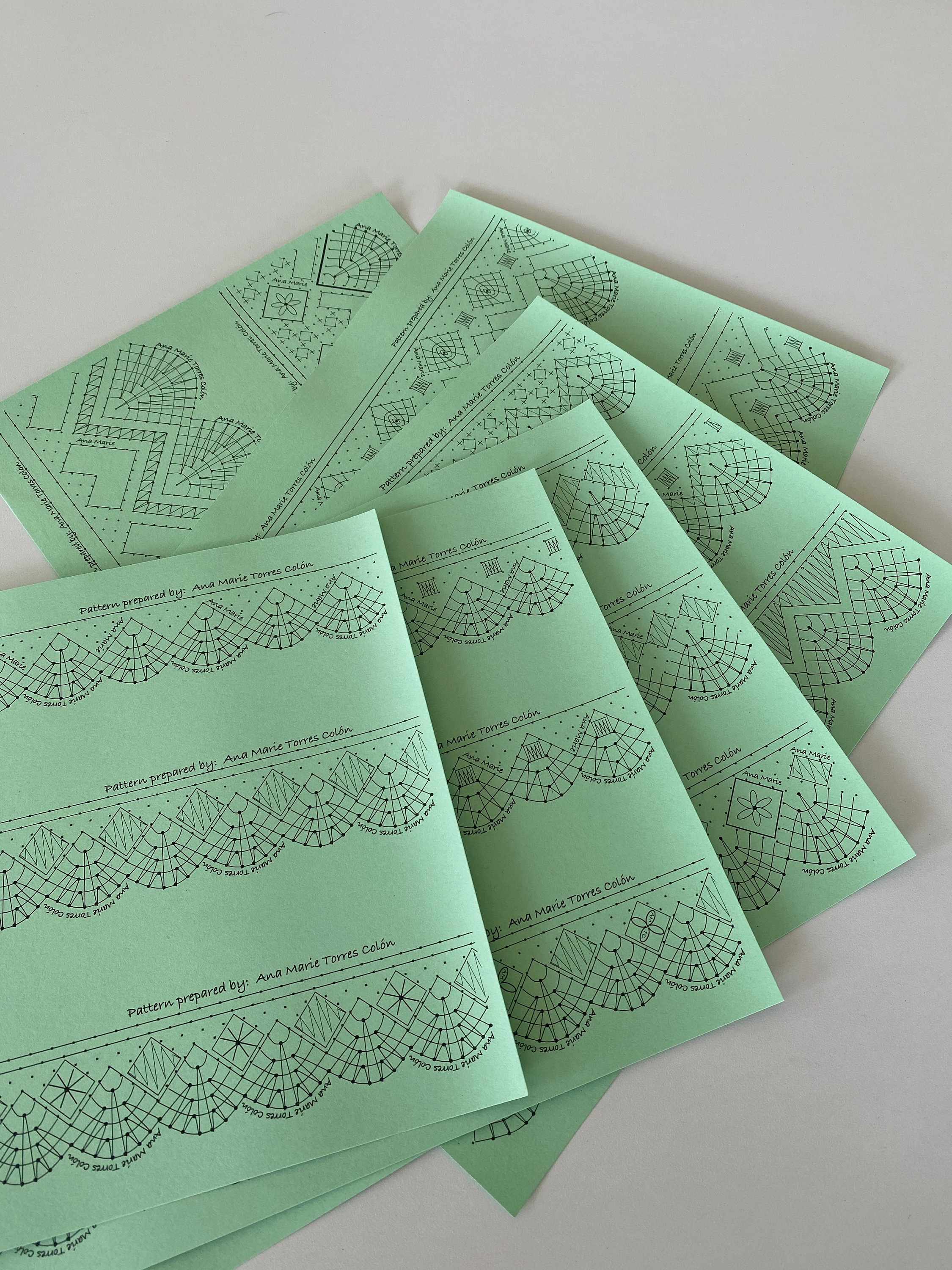 Bobbin Lace TRELLIS COLLECTION Patterns PLUMILLA Mundillo - Etsy