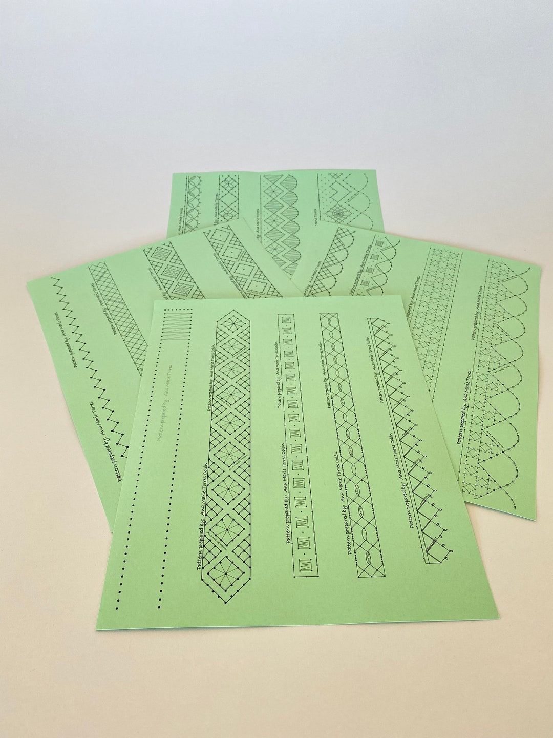 Bobbin Lace Beginners Patterns, Patrones Para Mundillo - Etsy
