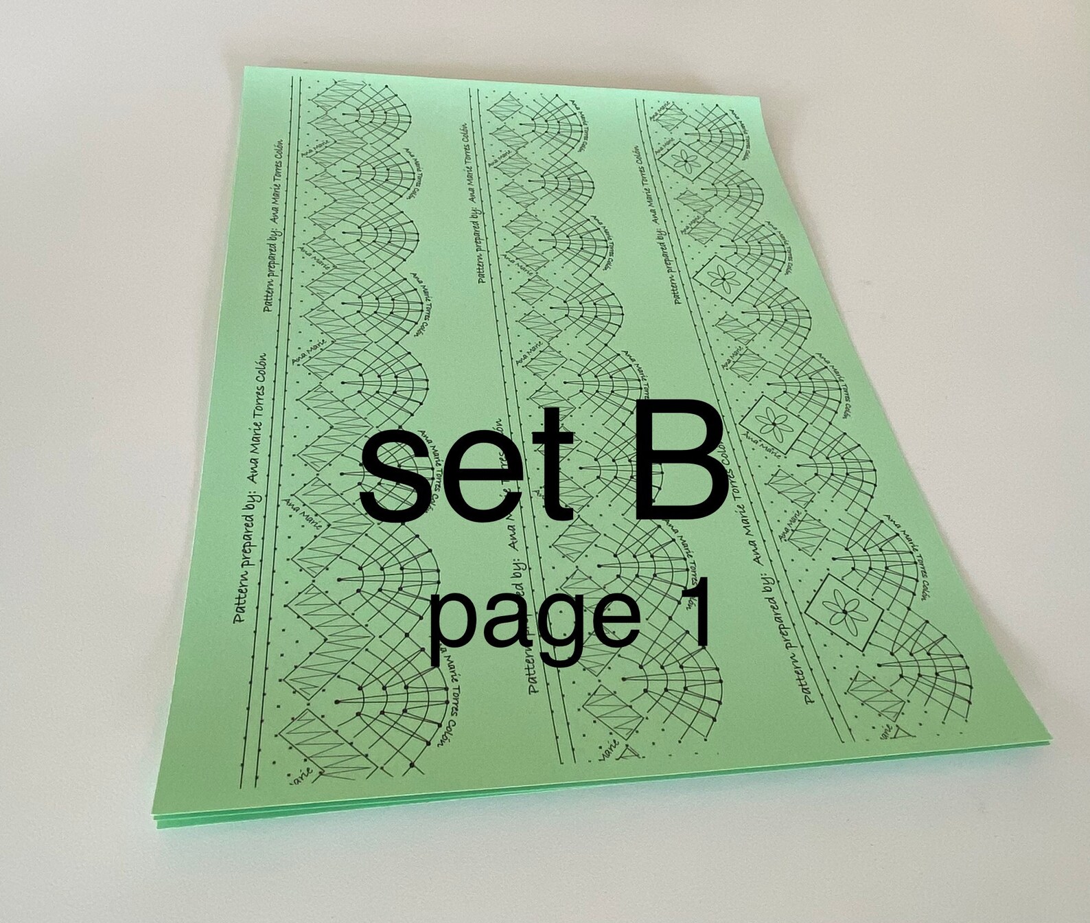 Bobbin Lace TRELLIS COLLECTION Patterns PLUMILLA Mundillo - Etsy