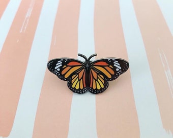 Monarch Butterfly Hard Enamel Pin - Etsy