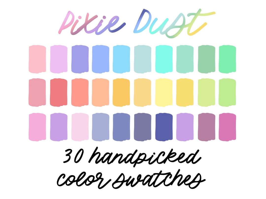 Pixie Dust Procreate Palette - Etsy