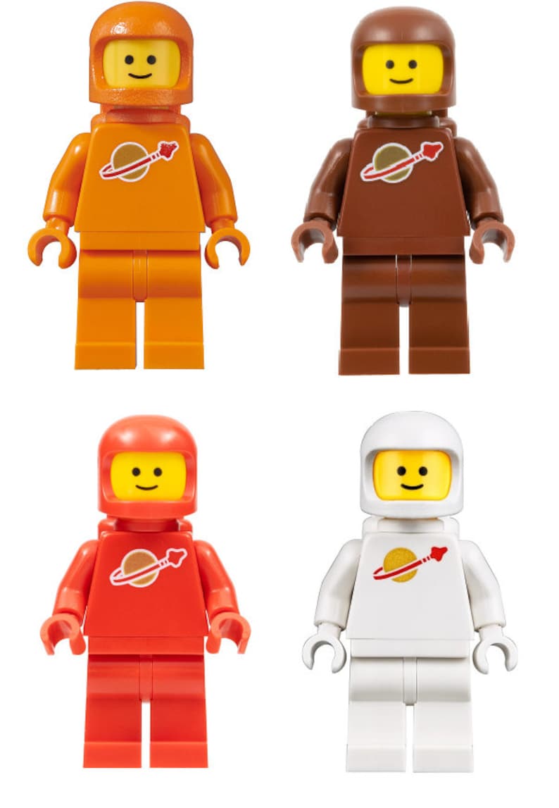 LEGO® CLASSIC SPACE Minifigure One Minifig in Orange, Brown, Red or ...