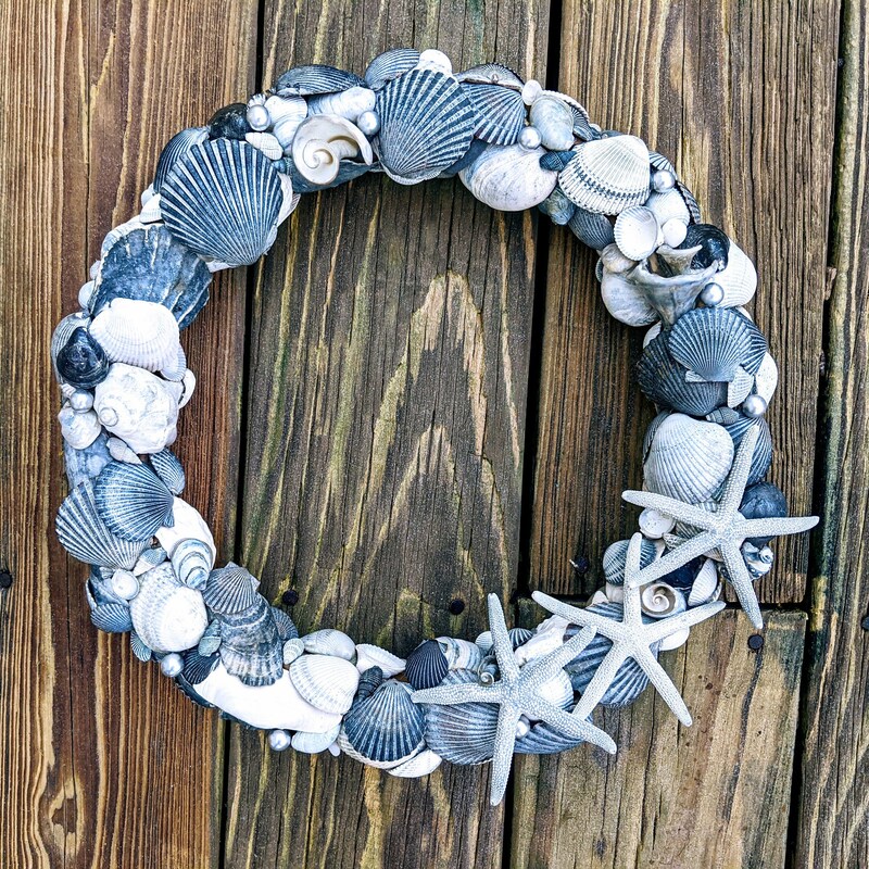 Seashell Wreath - Etsy
