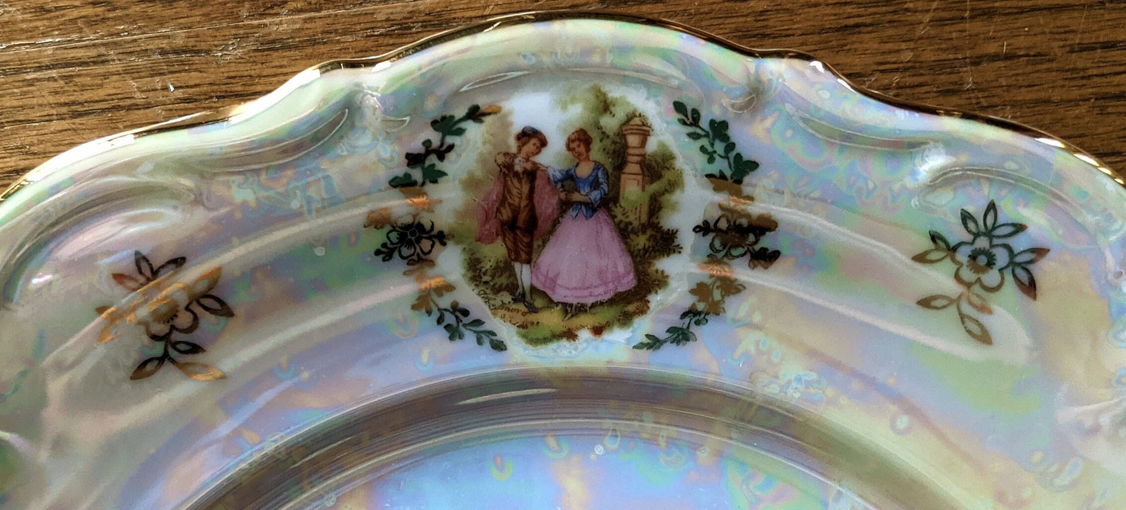 WINTERLING Bavarian China Courting Couples Lusterware China - Etsy