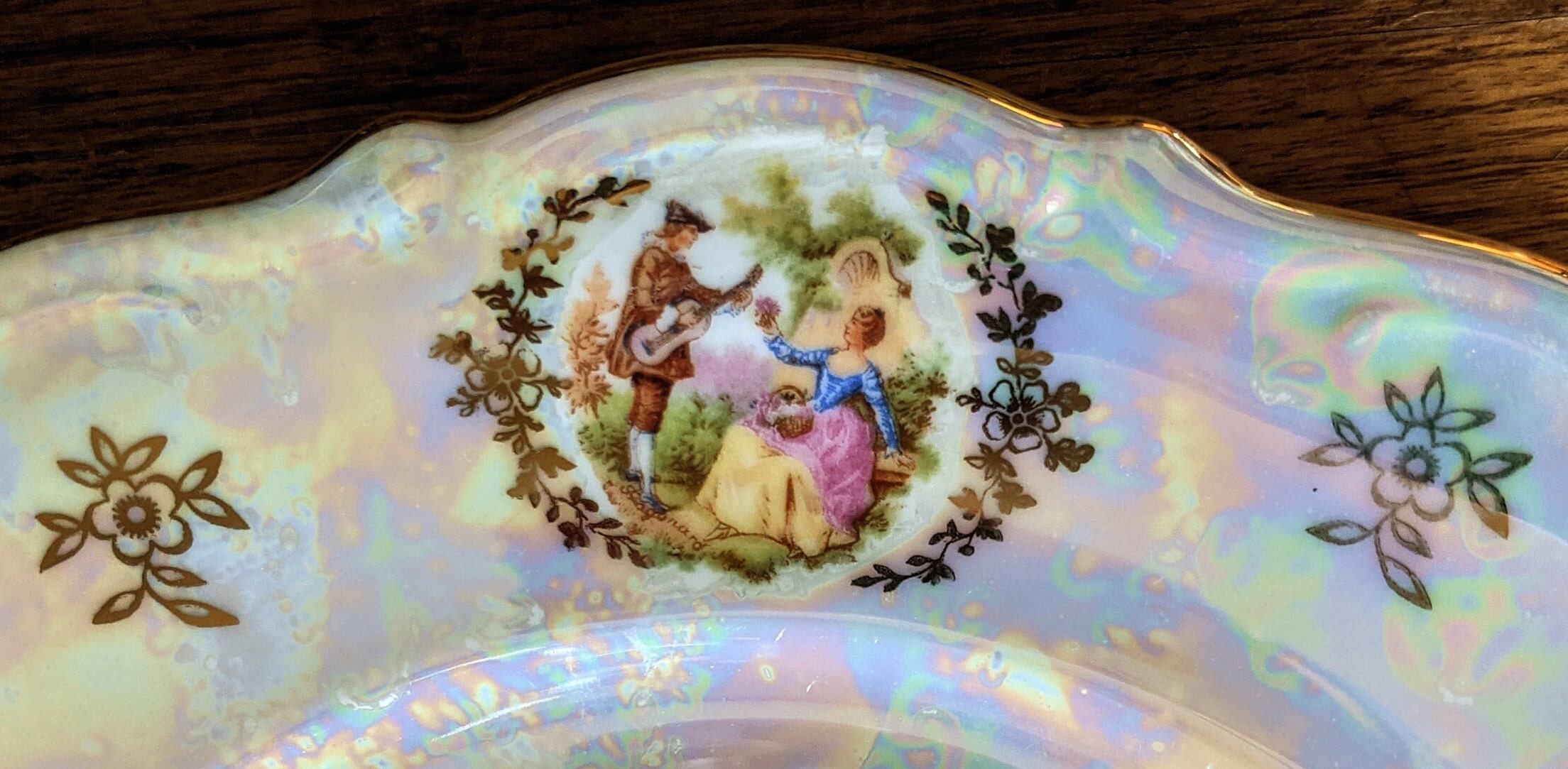 WINTERLING Bavarian China Courting Couples Lusterware China - Etsy