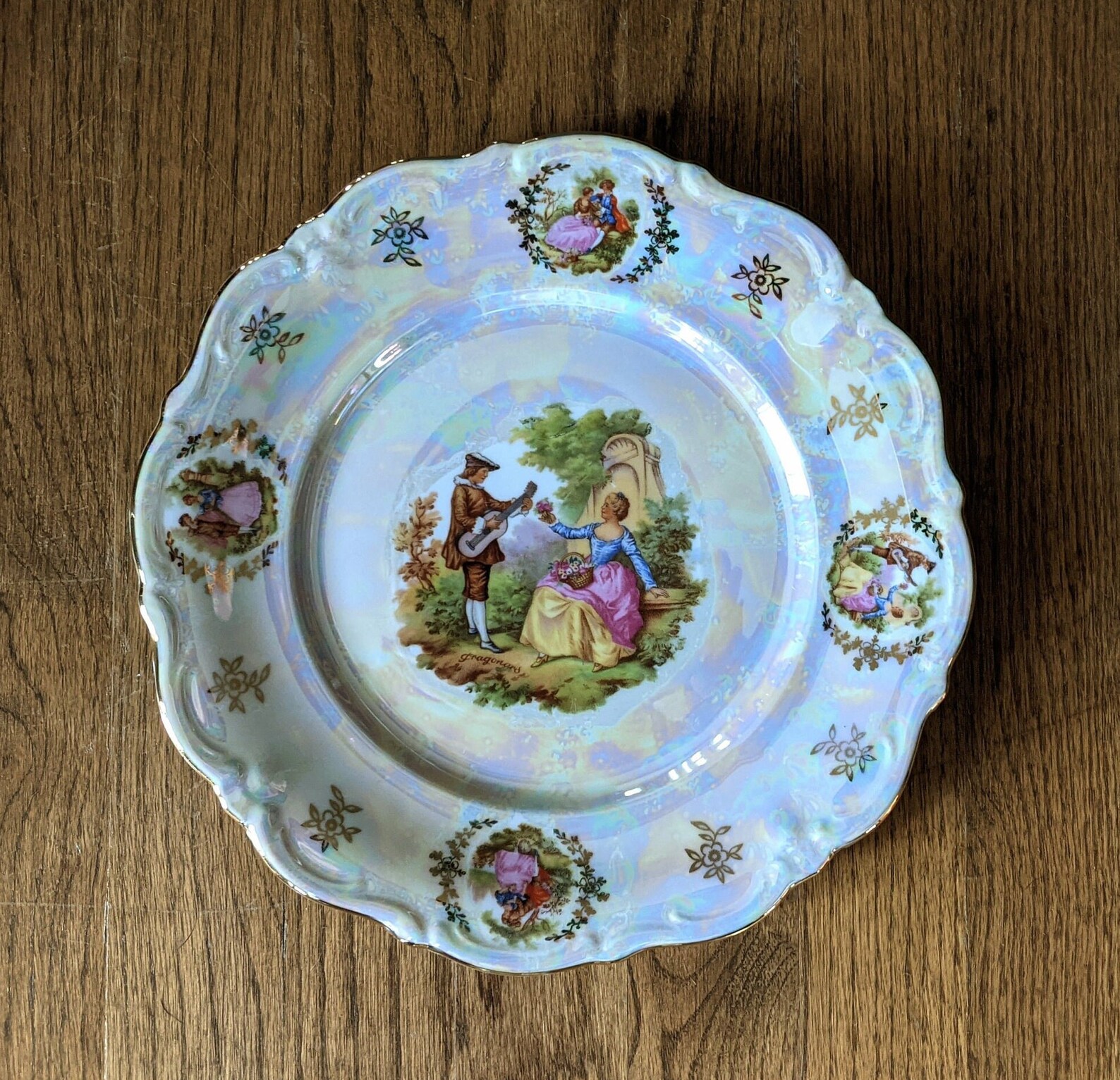 WINTERLING Bavarian China Courting Couples Lusterware China - Etsy