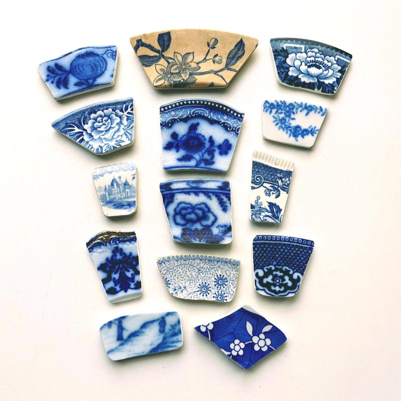 Broken China Mosaic - Etsy