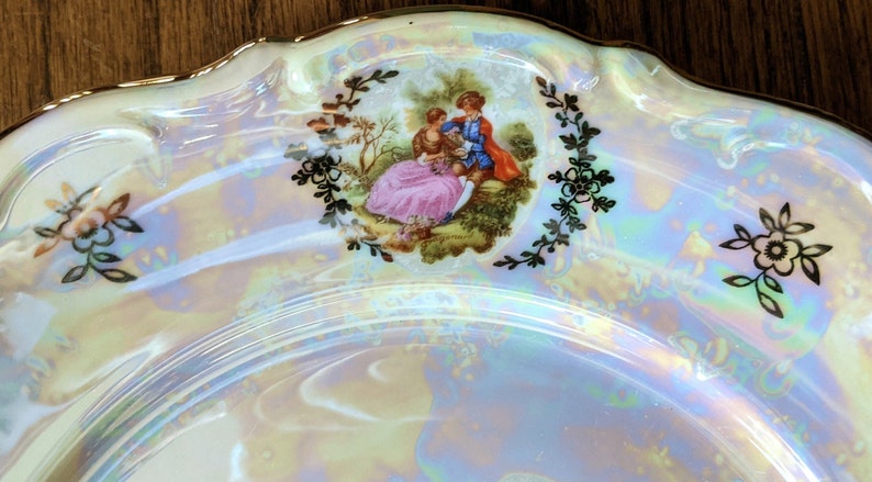 WINTERLING Bavarian China Courting Couples Lusterware China - Etsy