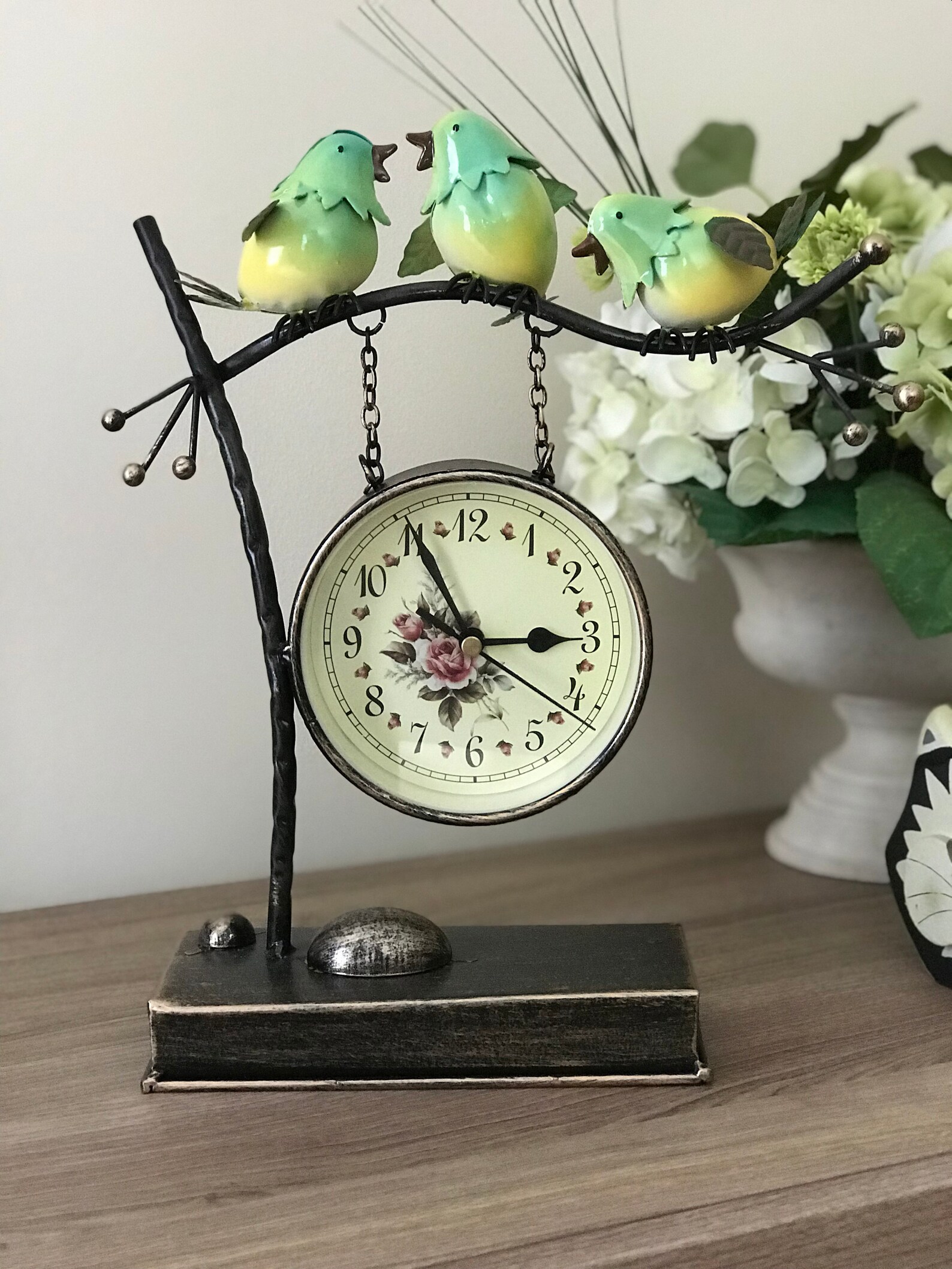 Bird Clock, Metal, Country, Vintage, Antique Clock, Nice Gift for ...