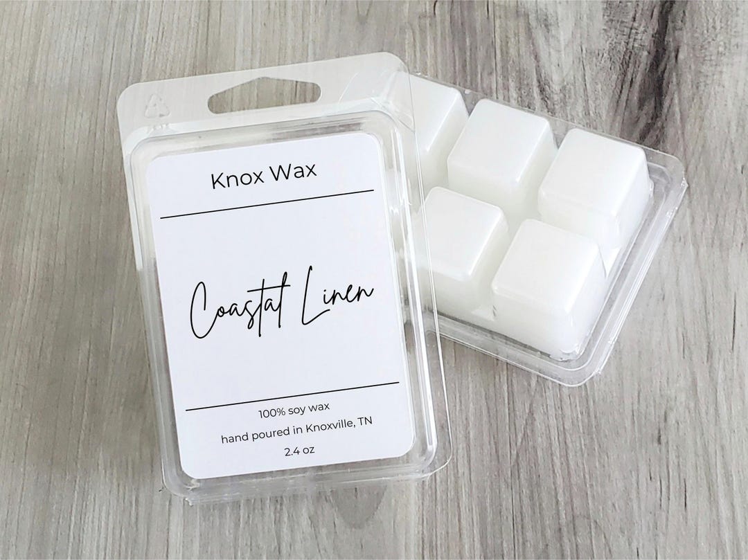 Coastal Linen Wax Melts: Fresh Summer Air Scent, Handmade Soy Wax Tarts ...