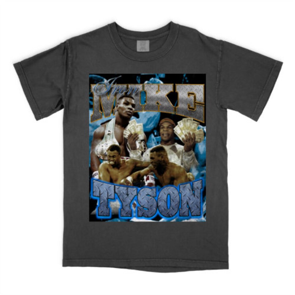 Mike Tyson,Bling, CHAMP, Bootleg, Boxing, Player, 90's Vintage Style ...