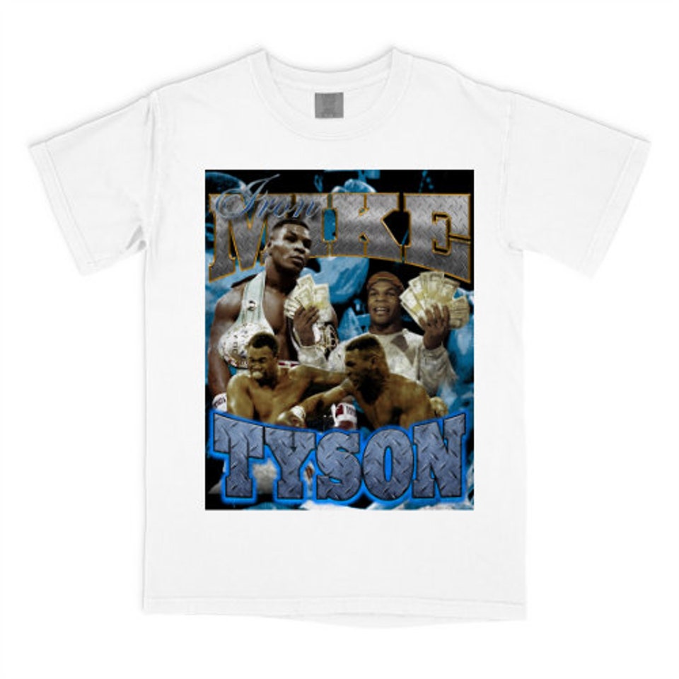 Mike Tyson,Bling, CHAMP, Bootleg, Boxing, Player, 90's Vintage Style ...