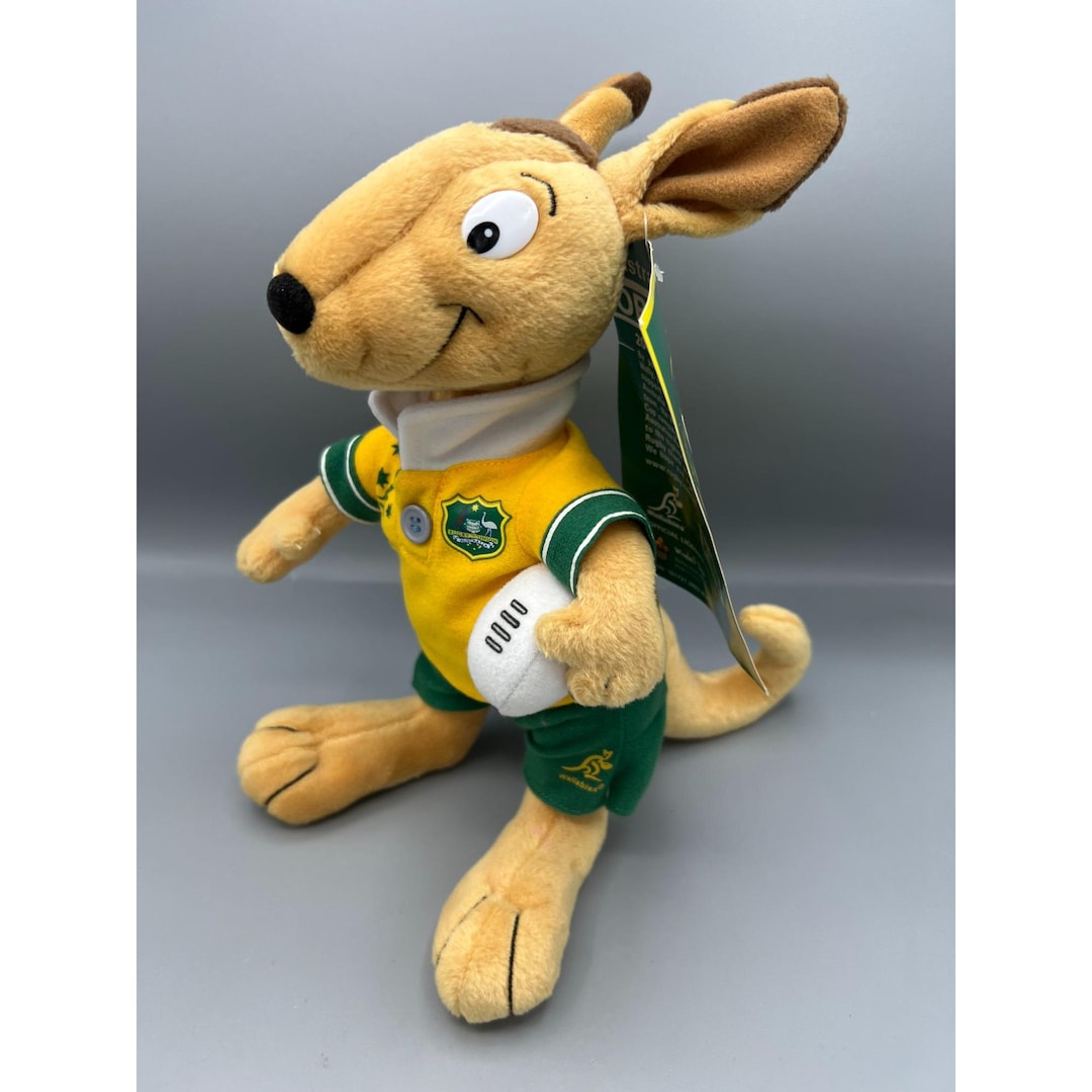 Windmill Toys WALLY Australian Wallabies Rugby Kangaroo 11 Plush Mascot ...