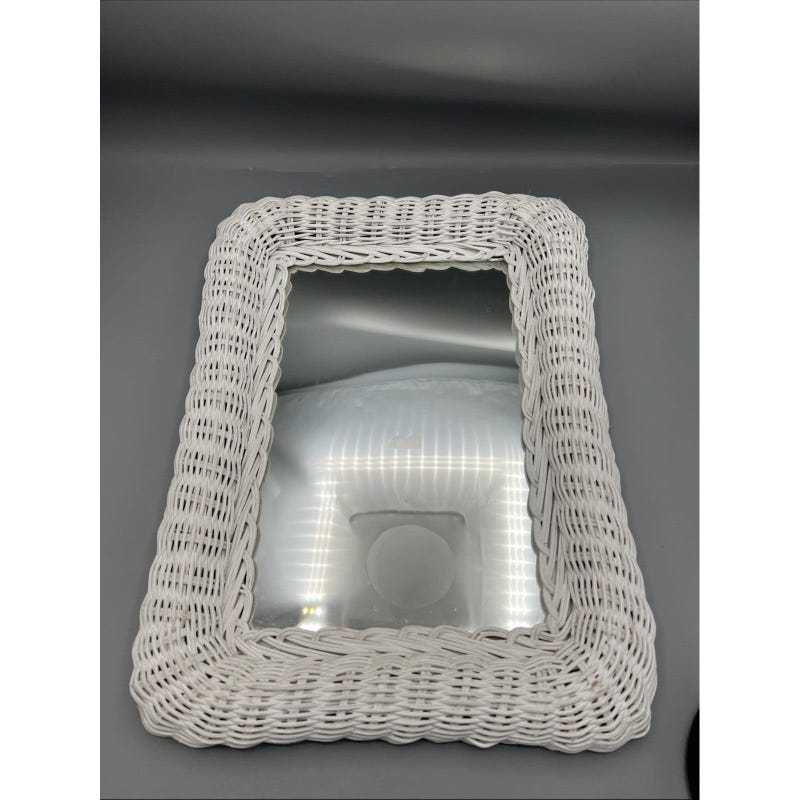 Wicker Mirror - Etsy