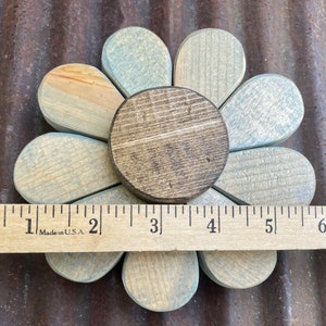 Ultra Miniature Gray Woods Daisy Wall Decoration Handmade From ...