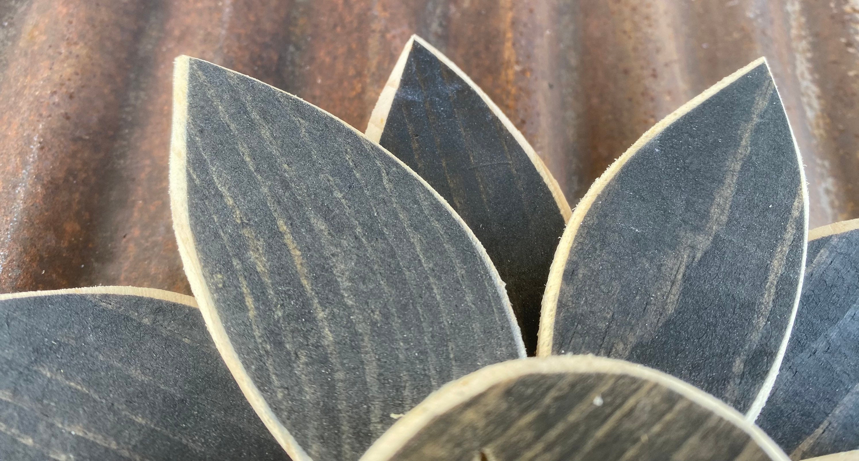Miniature Ebony Wooden Flower - Etsy