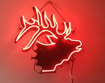 Elk Head Silhouette AN17