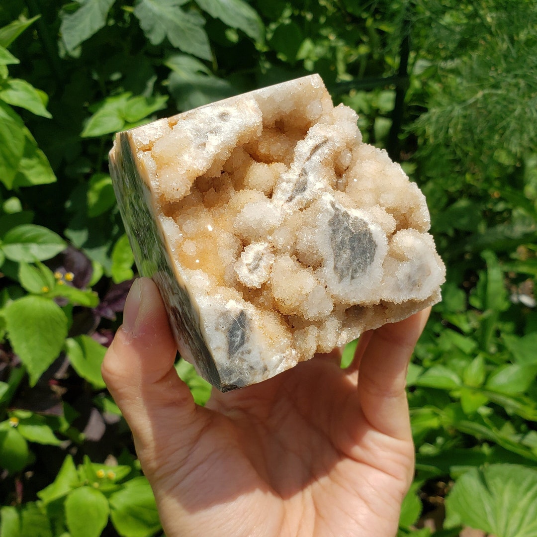 2.5" Brecciated Limestone With Quartz "sphalerite" Cube 1.2lb With ...