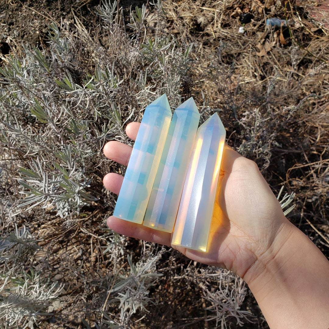 Manmade Opalite Tower 4" - 4.25" Inches Tall - Choose Tower - Etsy