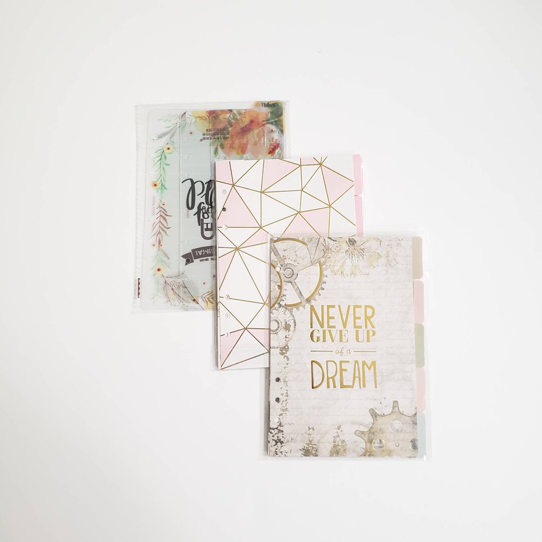 A5 Planner Tab Dividers SET Available in 3 Different Versions - Etsy