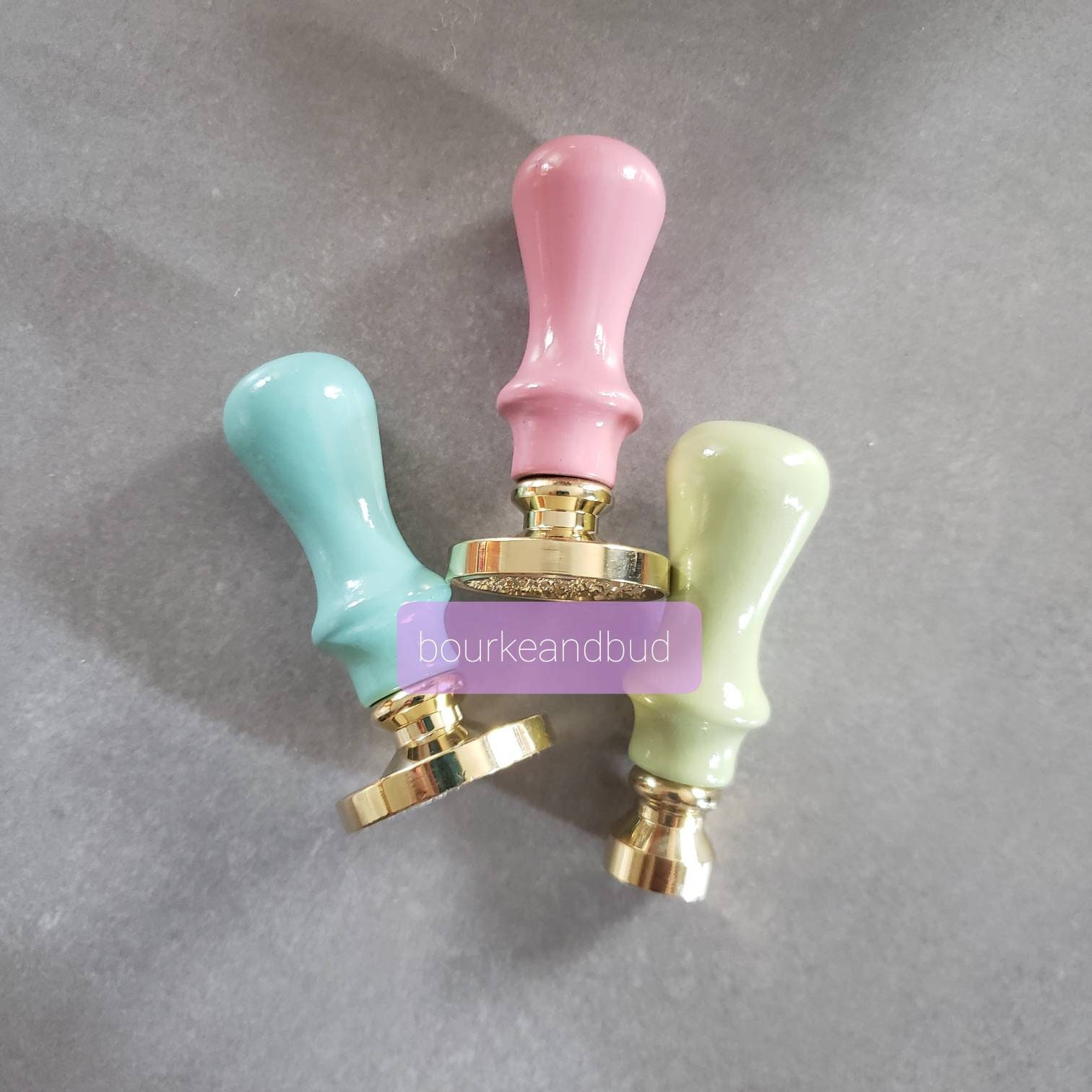 1 Wax Steal Stamp With Handle choose Stamp Design cat Deer - Etsy