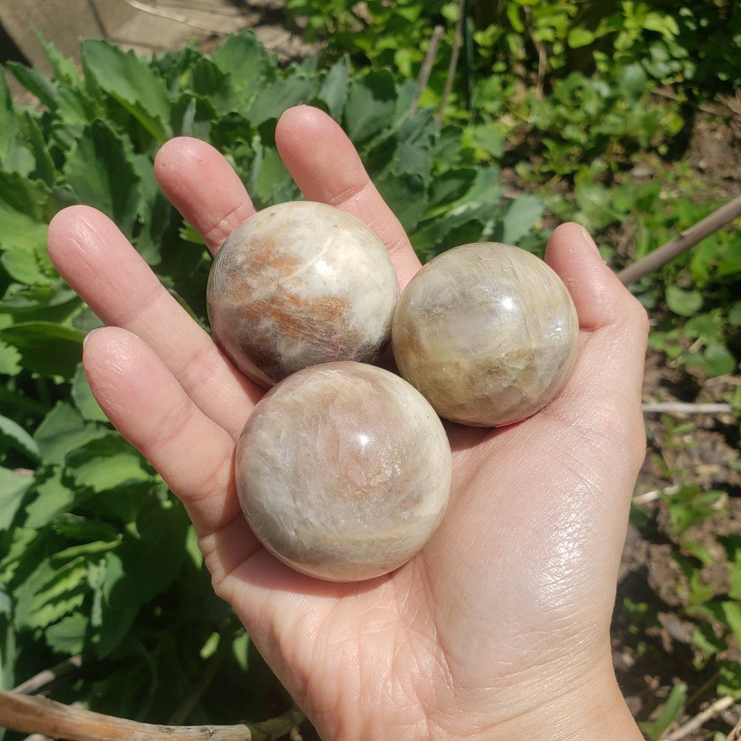 Sunstone Moonstone Sphere - Choose Sphere - Etsy