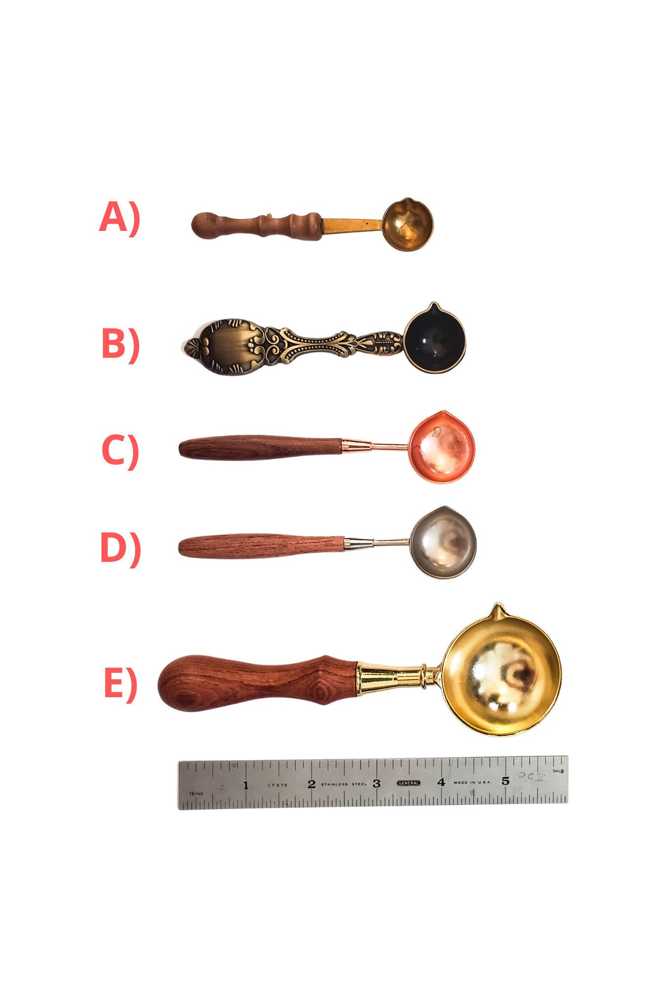 Sealing Wax Melting Spoon choose Spoon - Etsy