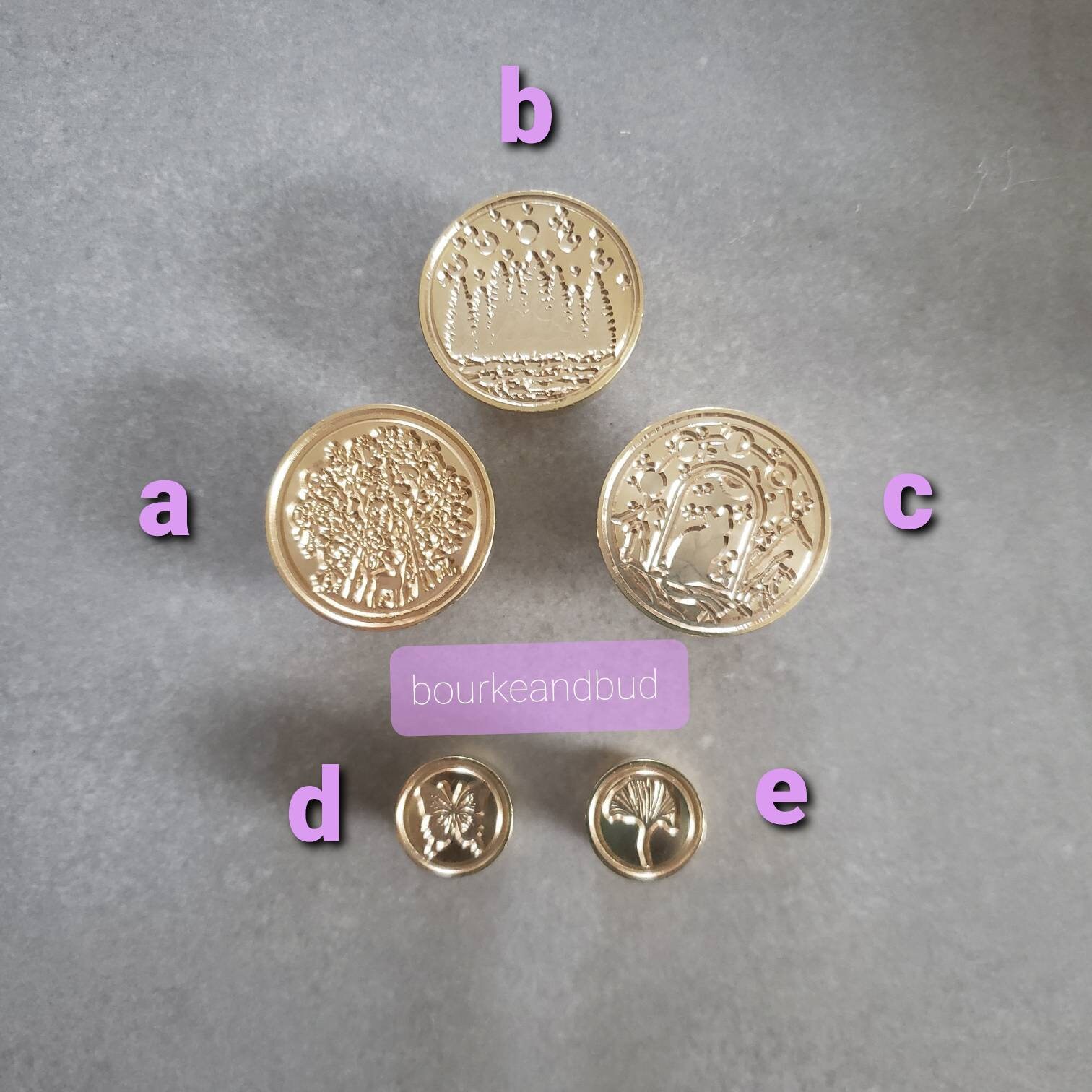 1 Wax Steal Stamp With Handle choose Stamp Design cat Deer - Etsy