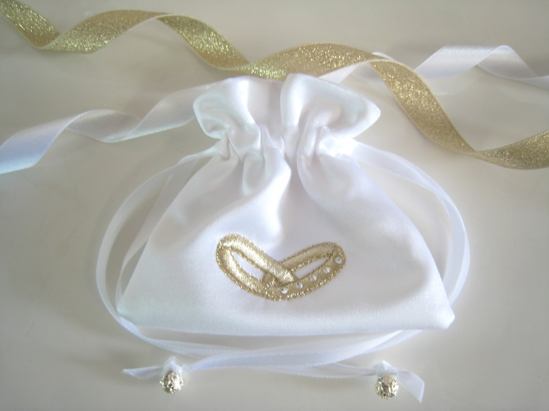 Swarovski Wedding Ring Pouch Bag Ring Bearer Bag Wedding Ring Holder ...