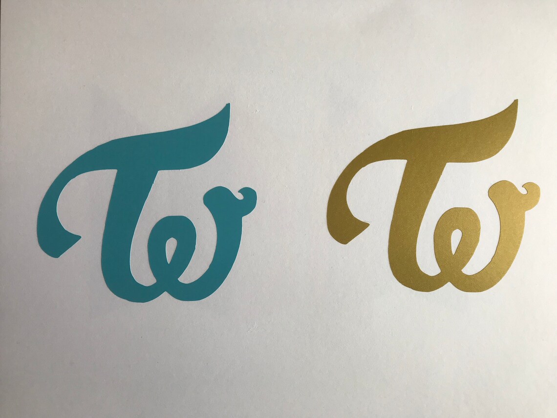 Twice Logo Vinyl Decal Kpop | Etsy