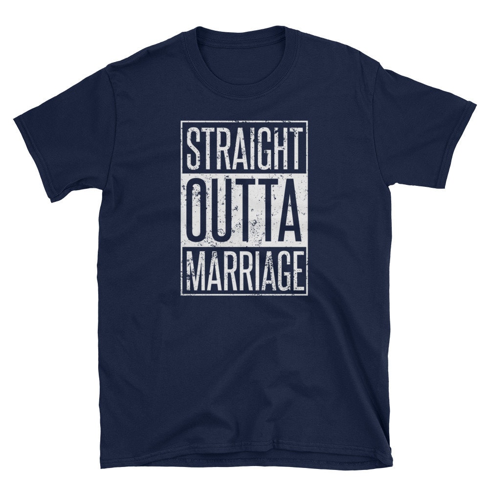 Divorce Shirt Funny Straight Outta Marriage Women Divorce Shirts Men ...
