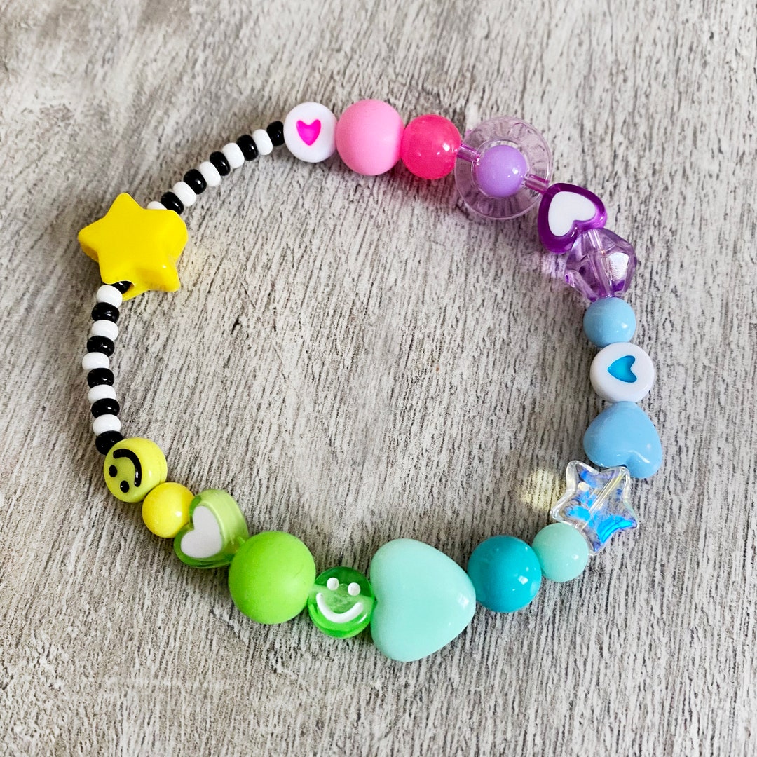 Beaded Fidget Sensory Bracelet for Anxiety Relief/adhd Autism. Pastel ...