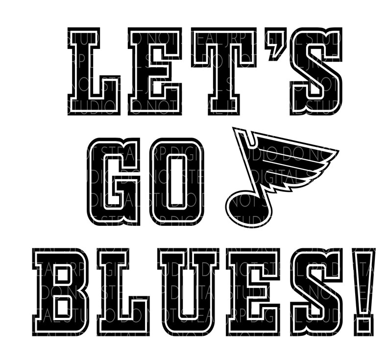 Let's Go Blues St. Louis SVG - Etsy