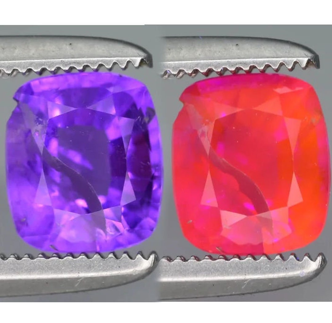 Rare Collectors Stone 1ct Hackmanite, Faceted Photoluminescent ...