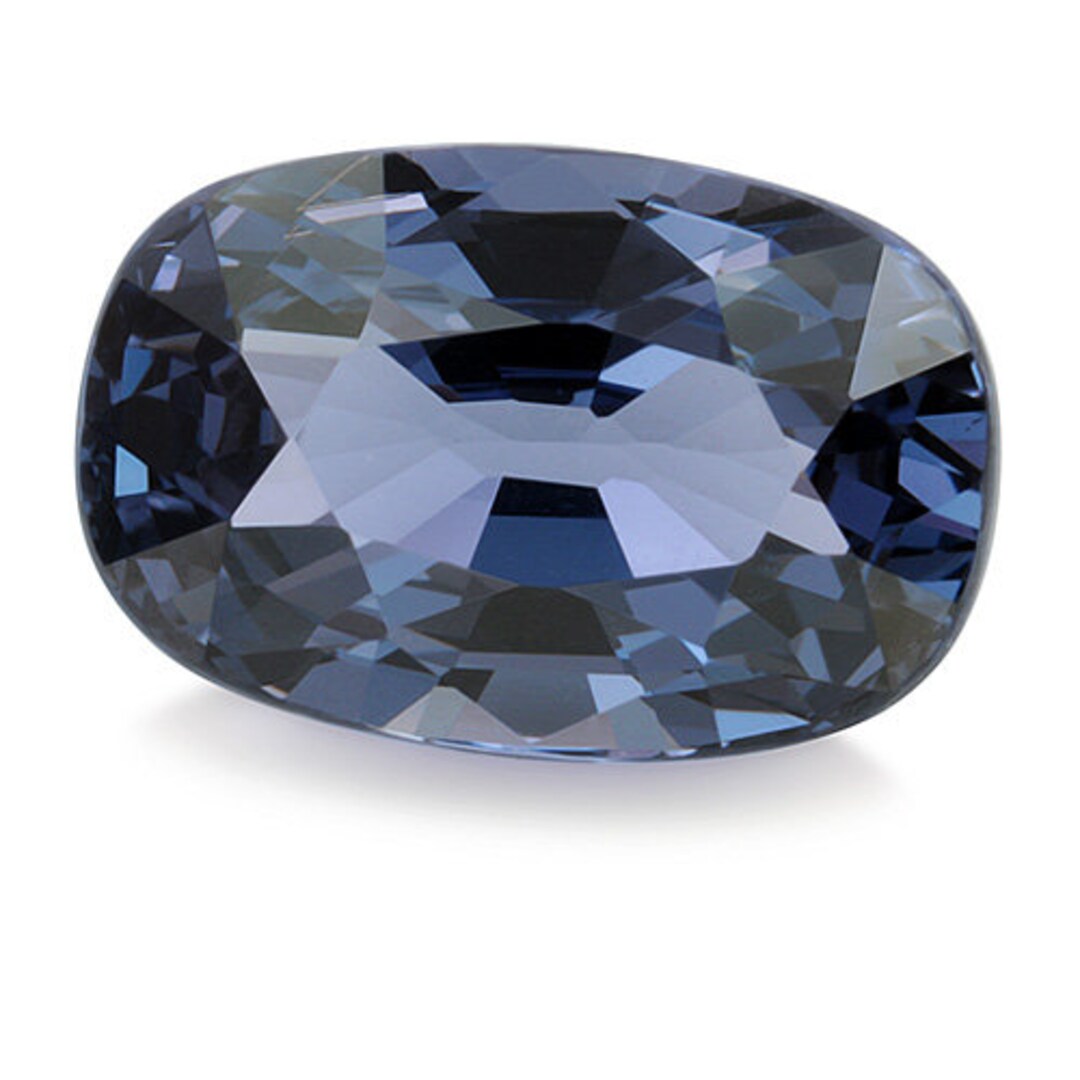 Natural Blue Spinel 2.27cts, Deep Blue Eye Clean Sparkling Elongated ...