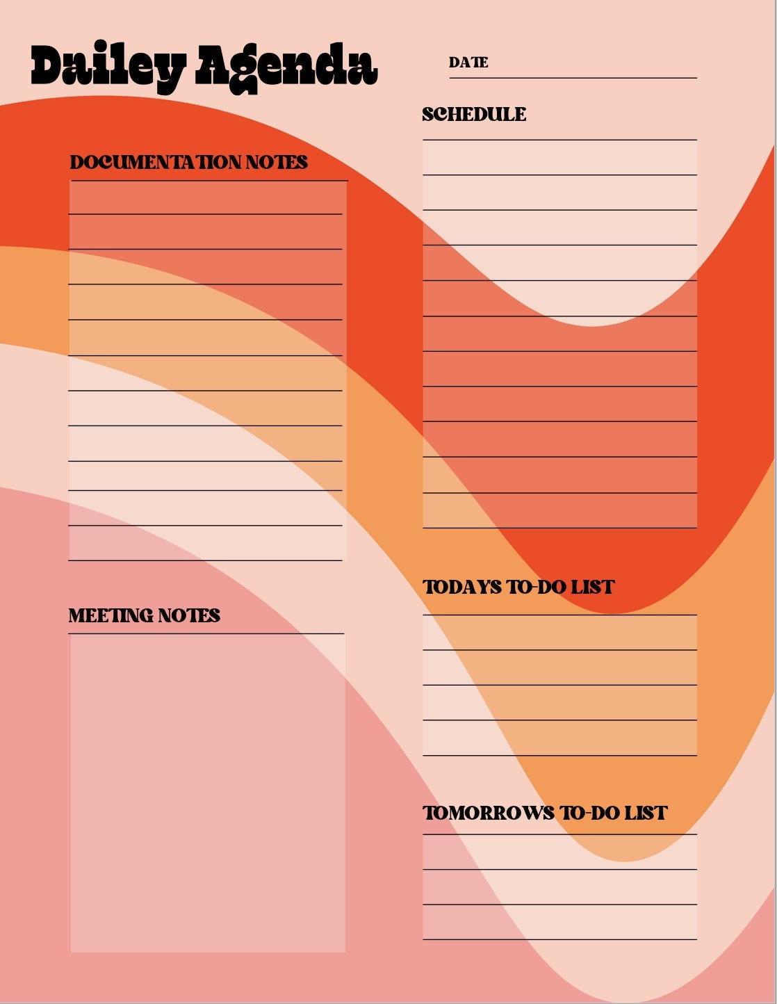 Daily Planner for Case Managers! - Etsy