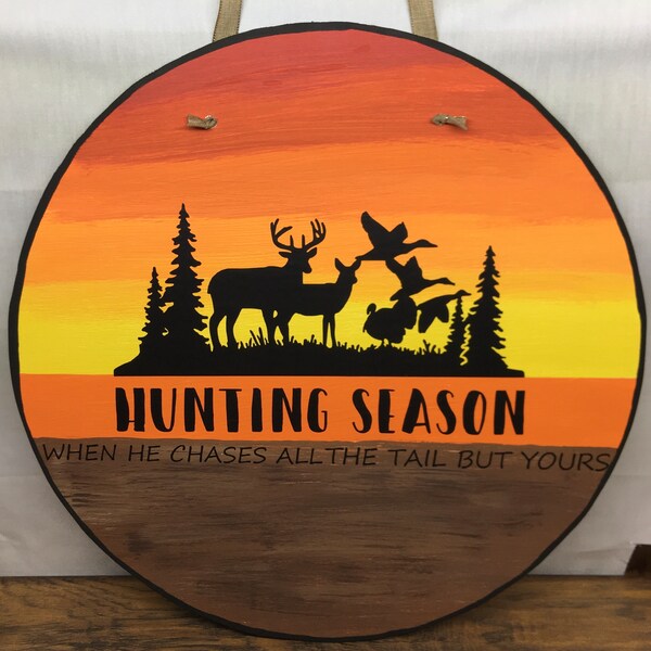 Hunting Door Hanger - Etsy