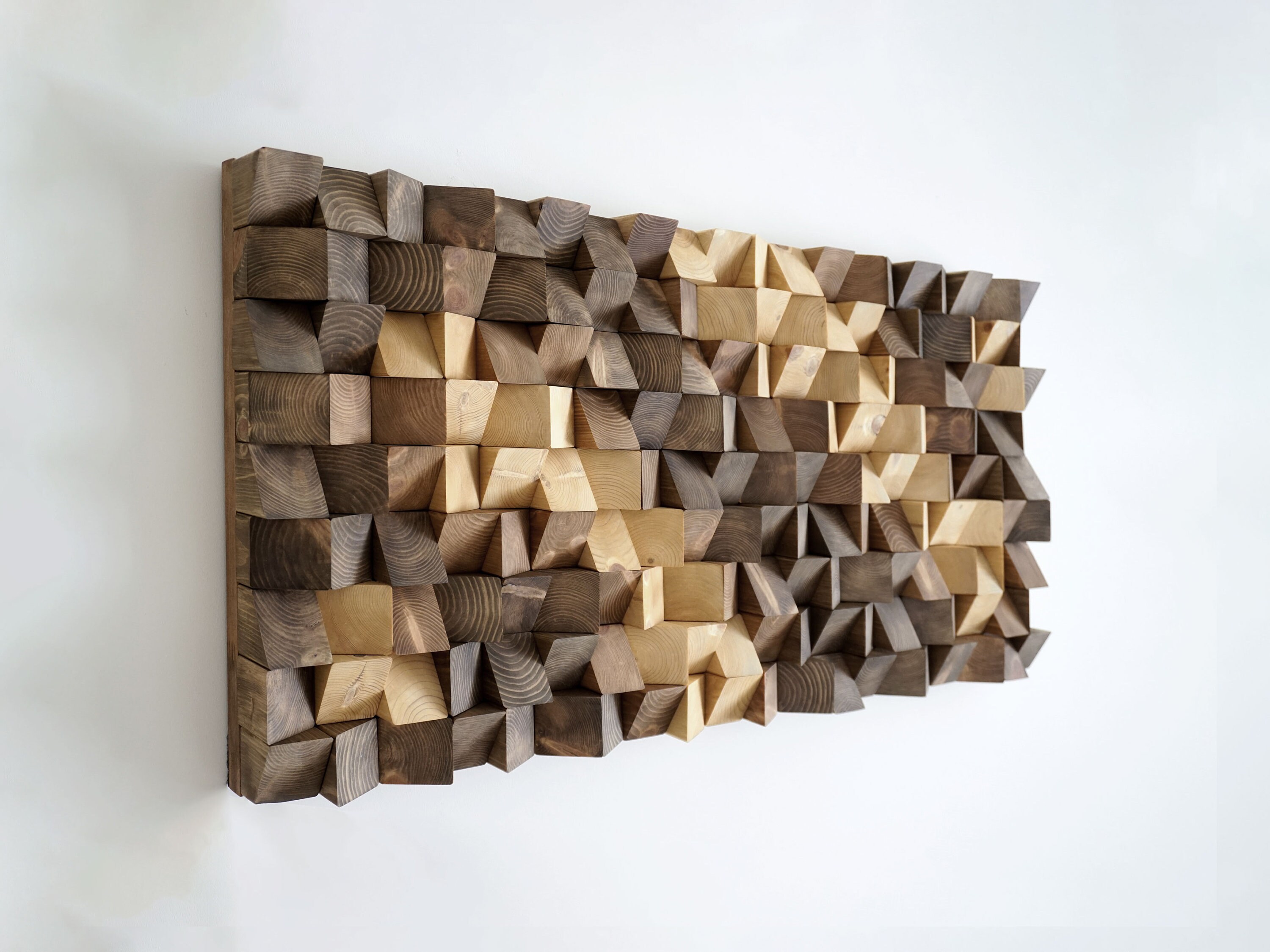 Linear Wall Art - Wooden Wall Art Mosaic Extra Large Wall Art for ...