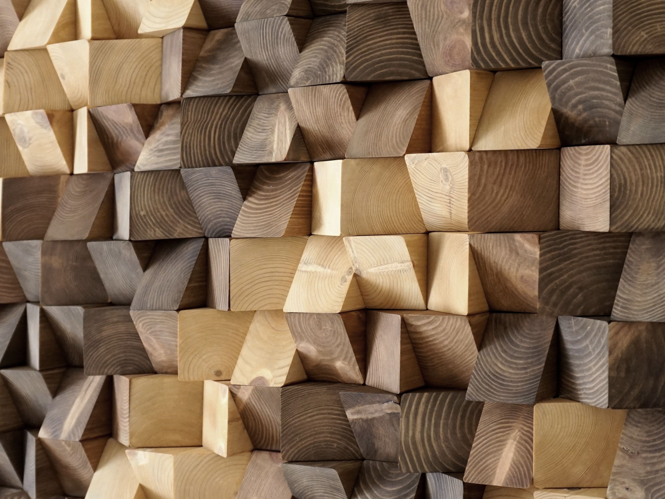 Linear Wall Art - Wooden Wall Art Mosaic Extra Large Wall Art for ...