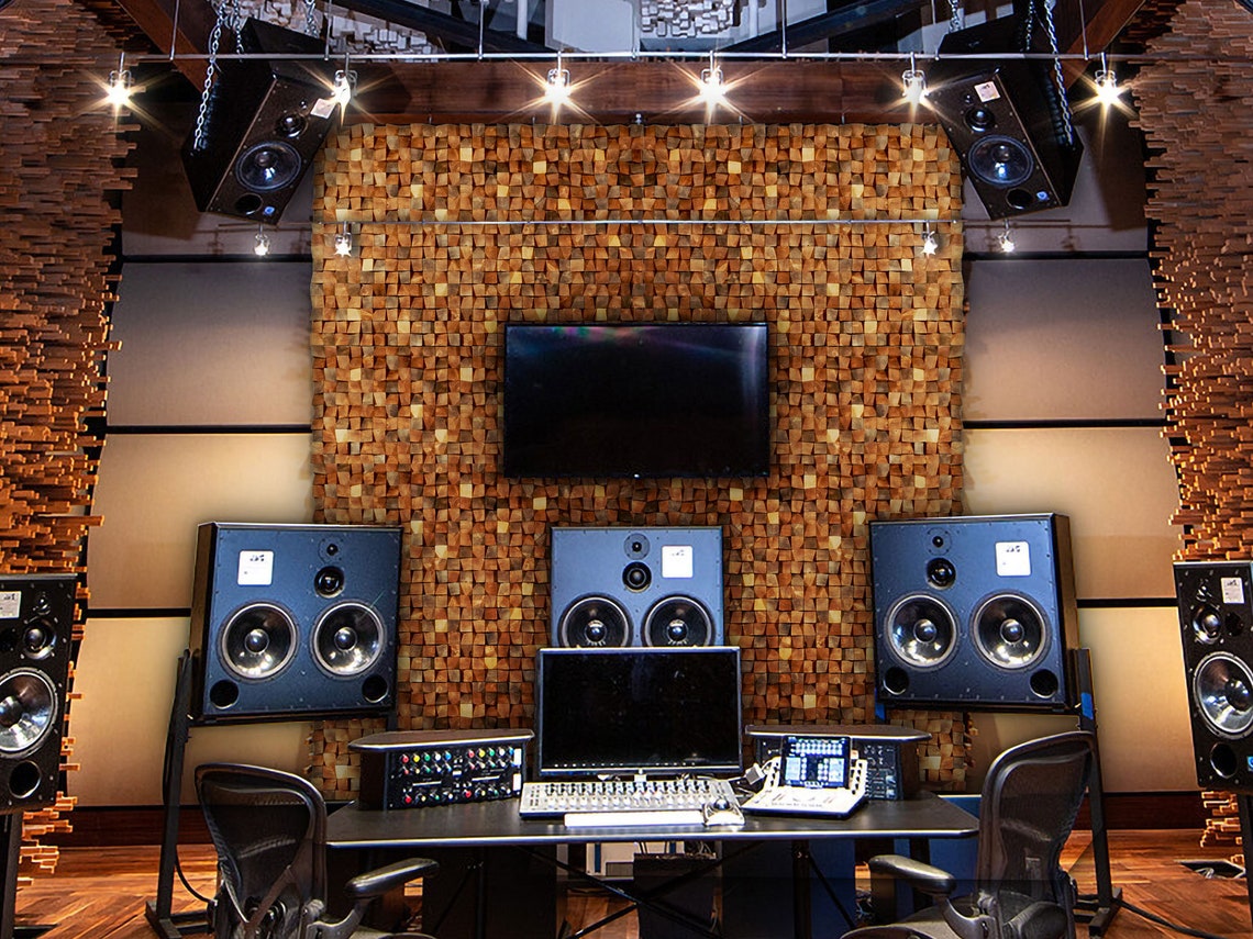 Sound Diffuser Static Acoustic Sound Panels Wood Sound - Etsy