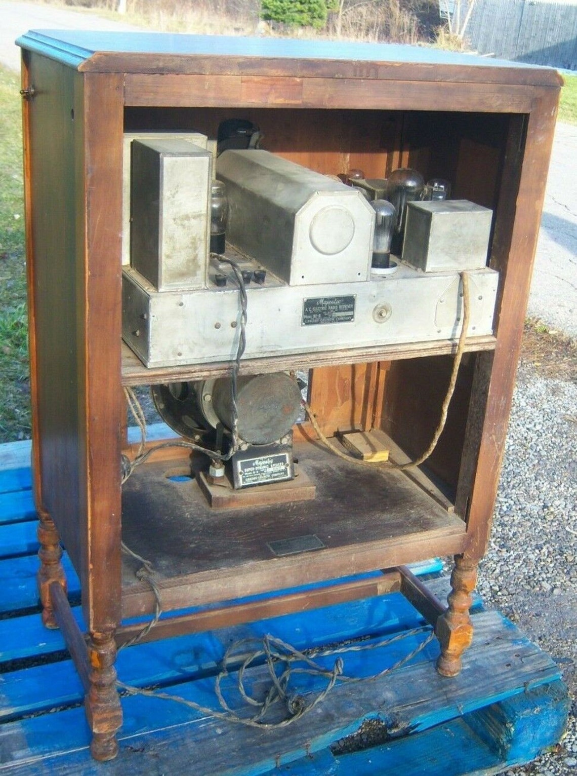 Vintage Rare Grigsby-grunow Majestic Model 90-B AM Tube Floor Radio ...