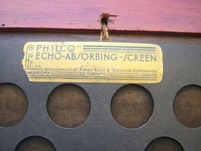 Vintage Rare 1933 Philco Model 91X Code 126 AM & SW 9-tube Radio ...